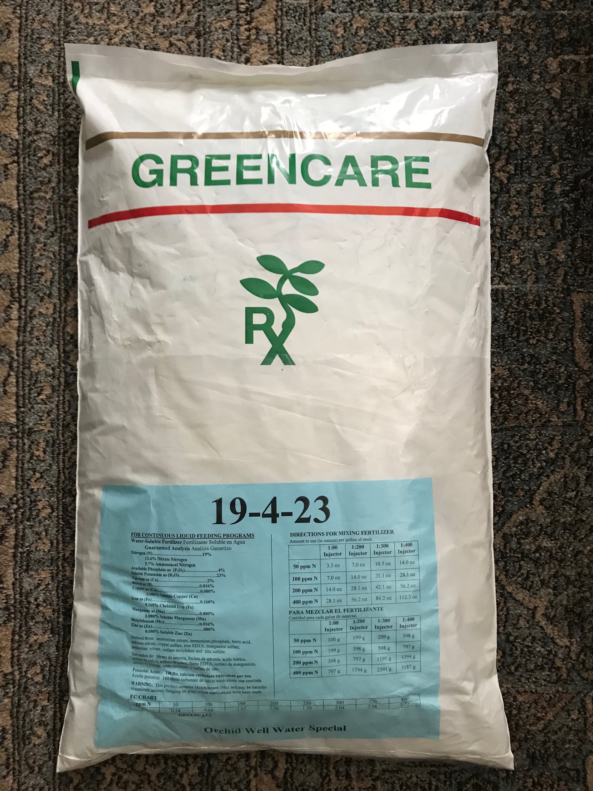 MSU Fertilizer (19-4-23) For Orchids And Aroids - Tezula LLC